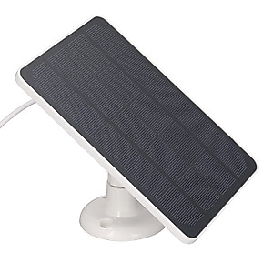 10W Solar Panel Kit Micro USB Camera Charging Solar Panel High Efficiency Battery Charger for Outdoor Camping RV Trip (White)