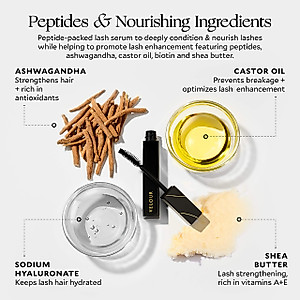 Velour Lashes Pretty Big Deal Lash Boosting Mascara with Peptides - Effective 3-in-1 Tubing Mascara, Lash Protector, and Enhancement Serum to Nourish Eyelashes - Premium Luxury Beauty Products