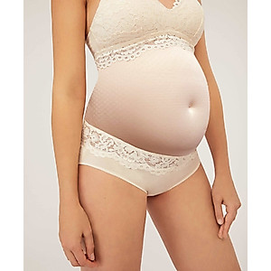 BIMEI Fake Pregnancy Belly Sponge Belly Film Props Tv Series Props Spoof Costume Cosplay Lightweight (Beige, Twins 5‑8 Months)