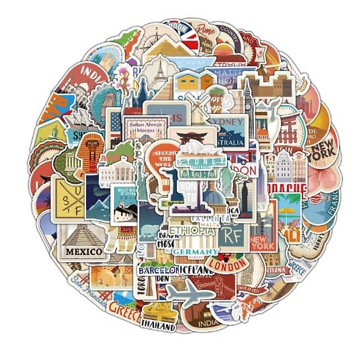 Our Adventure Scrapbook Kit – Includes 40 pgs of Brown cardstock, 12pc FineLiner Pen Set & 100 pc Travel Stickers - Gift Ideas (Wedding, Birthday, Traveler) – Hard Cover – Thick Paper. Versatile