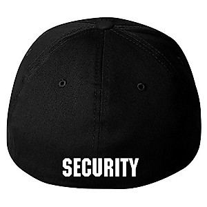 Flexfit Security Front & Back Black Cap (L/XL)