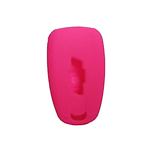 Silicone Smart Key Fob Cover Case Protector Keyless Remote Holder for 2016-2021 Chevrolet Malibu Camaro Trax Traverse Trailblazer Sonic Cruze Blazer Volt Equinox Spark FCC ID HYQ4EA