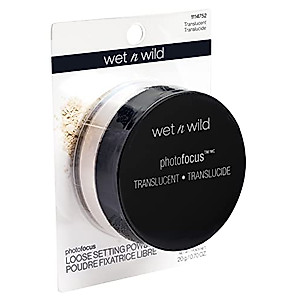 Loose Setting Powder By Wet n Wild Photo Focus Loose Finishing Powder Off-White Translucent