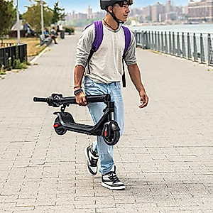 Jetson Rhythm Folding Electric Scooter | Weight Limit up to 220 lb, Ages 12+| 6.5” Wheels | 250-Watt Hub Motor | Easy Folding Mechanism, 3 Speed Modes | Thumb Throttle | Top Speed of 15 MPH