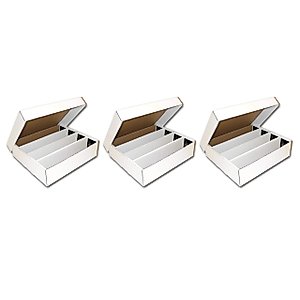 BCW Monster Box - 3ct Trading Card Storage Box | Holds 3200 Cards | Sports & Trading Card Storage