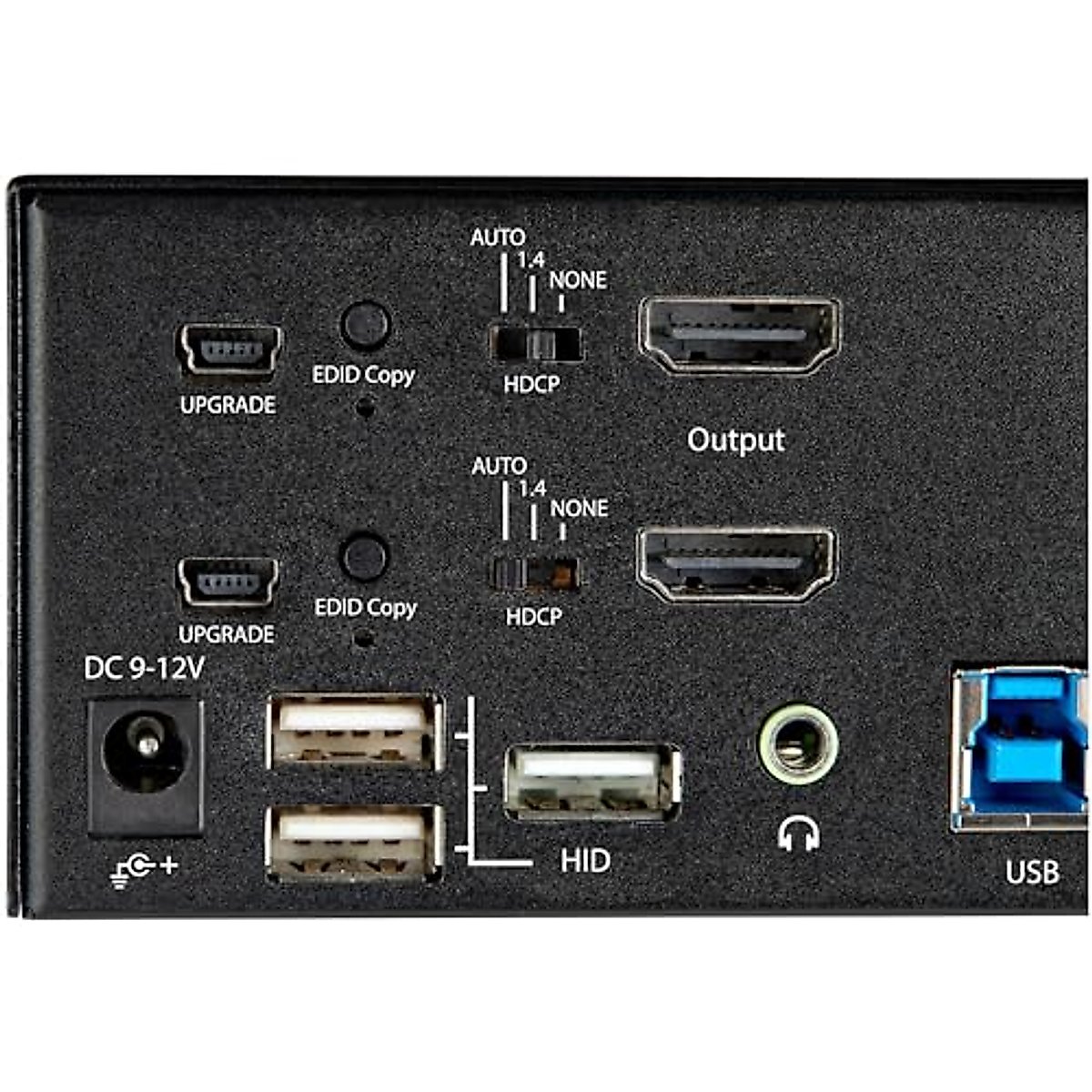 StarTech.com 2 Port Dual Monitor HDMI KVM Switch - 4K 60Hz Ultra HD HDR - Desktop 4K HDMI 2.0 KVM Switch with 2 Port USB 3.0 Hub (5Gbps) & 4X USB 2.0 HID, Audio - Hotkey Switching - TAA
