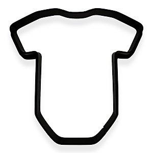 Onesie Cookie Cutter with Easy to Push Design, for Baby Showers, Work Events, and Birthday Celebrations (4 inch)