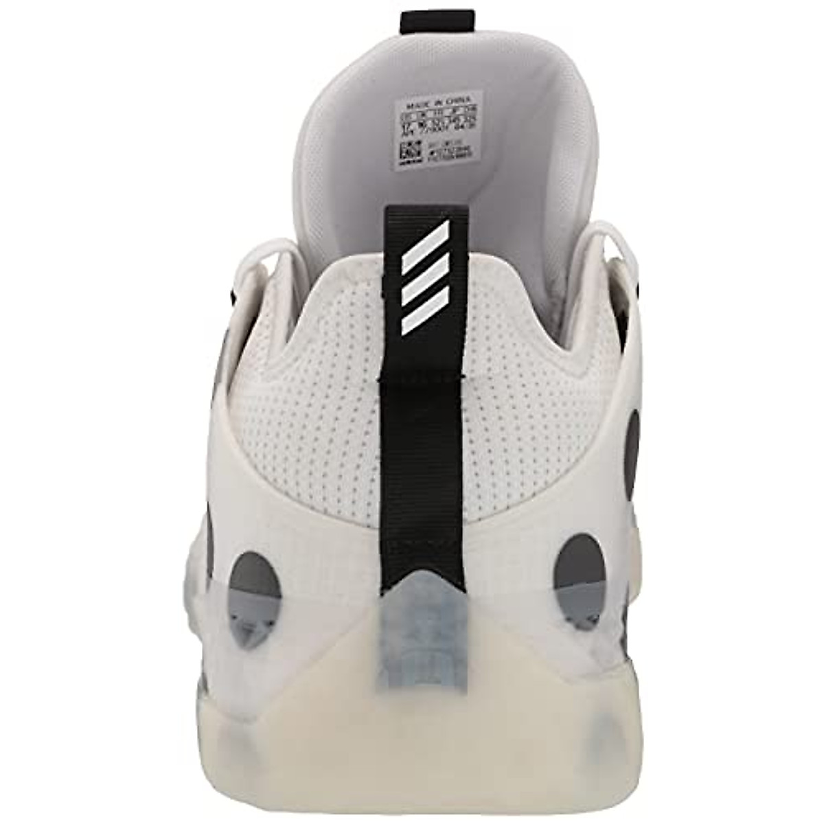 adidas Unisex Harden Vol. 5 Futurenatural Basketball Shoe, White/Black/Crystal White, 8.5 US Men