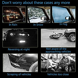 EWAY Car Microwave Blind Spot Radar Detectors Sensor System Auto Safety Monitoring Assistant BSD LCA ODW RCTA for SUVs Trucks RVs