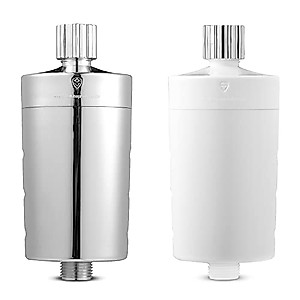 Safe Water Products legionela in-Line Shower Head Filter High Pressure Water Softer Filter Removed 99.99999% of Harmful Substance SS-881 Max (C)