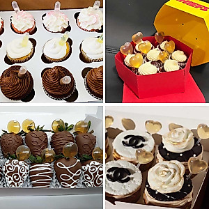 60 Pieces Cupcake Pipettes Plastic Pipettes Squeeze for Strawberries Chocolate 4ml Plastic Transfer Pipettes Liquid Pipettes Dropper Disposable Cupcakes Injector Mini Pipette for Ice Cream Dessert