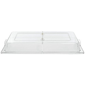 Chafer Cover Clear Polycarbonate Flip-Top - 21 1/2 L x 12 1/2 W x 2 1/2 H