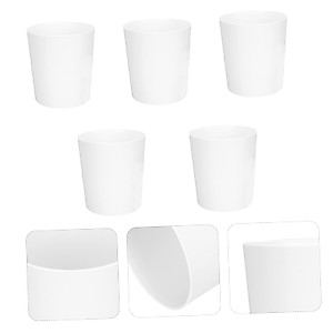 YARNOW 5pcs Planters Flowerpots Round Pot Gardening Balcony Bonsai Succulents Cuttings Succulent Little Porch for Seedlings Flowerpot Small Home All Garden Flowers Plant Container Snake