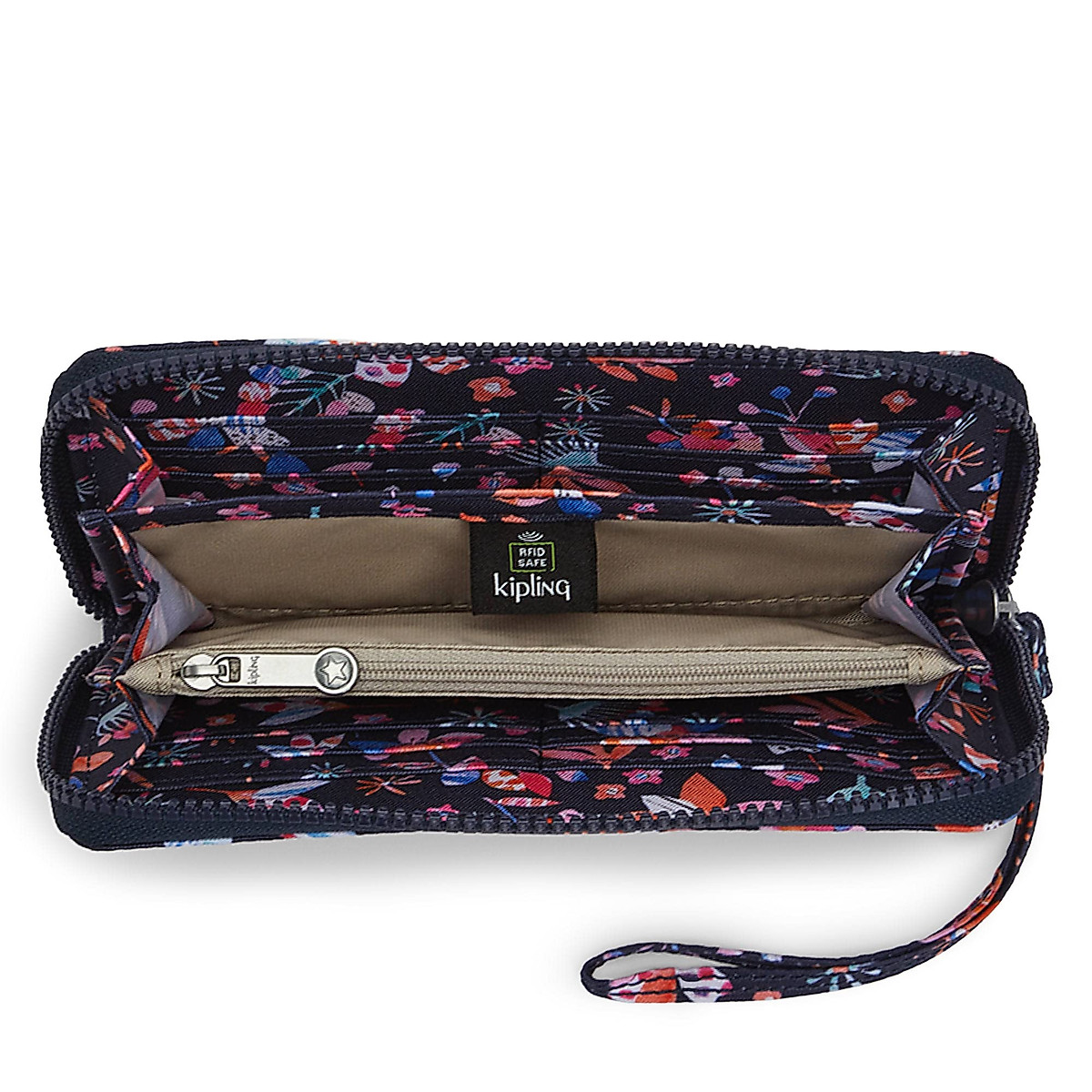 Kipling Alia Printed Wristlet Wallet Festival Blossom