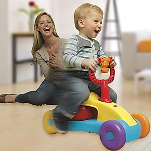 Playskool Bounce and Ride Active Toy Ride-On for Toddlers 12 Months and Up with Stationary Mode, Music, and Sounds (Amazon Exclusive)