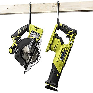 Evenu Rafter Hanger Hook, Large Heavy Duty Holder for Hanging Over Wall or Ceiling Rack, No Screw, Adhesive, Suction or Drilling Needed, Grey, 4 Pack