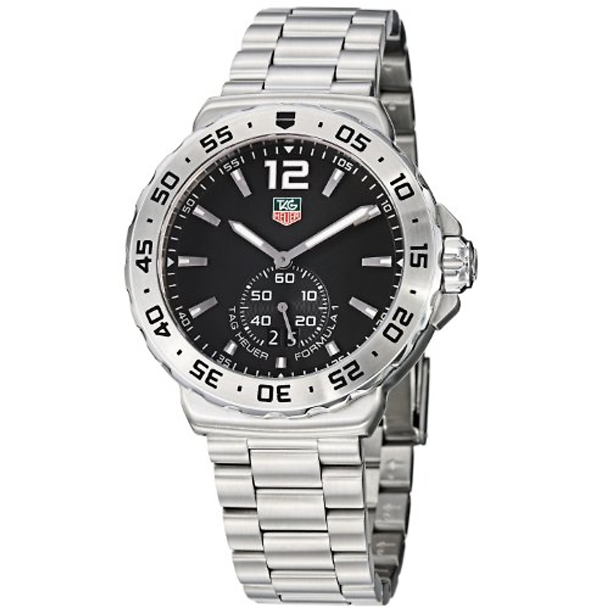 TAG Heuer Men's WAU1112.BA0858 Formula 1 Black Dial Stainless Steel Watch