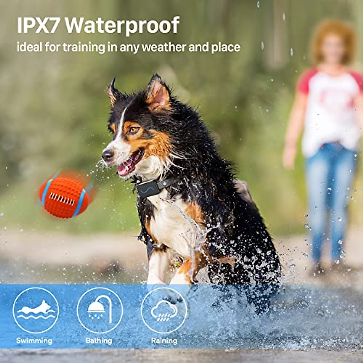 Vsezund Shock Collar for Dogs 2 Pack, Dog Training Collar with Remote, 3 Training Modes and Waterproof, Electric Dog Shockers for Small, Medium, Large Dogs