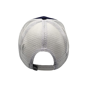 Avalanche Trucker Hat Lightweight Snapback Mesh Back Baseball Cap Fish Navy/White