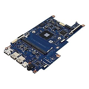 Laptop Motherboard L85172-001 L85172-501 L85172-601 Compatible Replacement Spare Part for HP 14-DQ Series Intel Celeron N4020 1.1GHz SRET0 SRKLL Processor 64GB eMMC