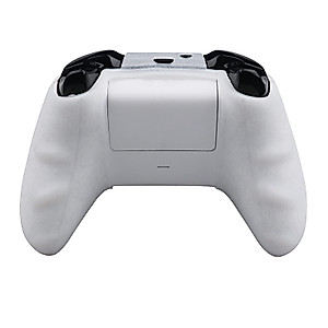 RALAN Glitter Controller Skin for Xbox One, Anti-Slip Silicone Controller Cover Protector Compatible for Xbox 1 Wireless/Wired Gamepad Joystick with 4 Thumb Grips Caps and Black Pro Thumb Grip x 8