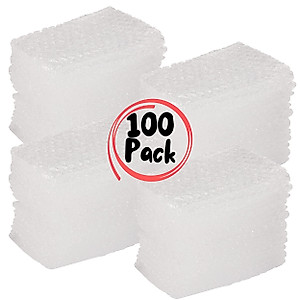 Mr. Pen- Bubble Cushion Wrap Pouches, 100 Pack, 4x6 Inches, Bubble Pouches, Bubble Out Wrap Bags, Bubble Bags, Bubble Bags for Shipping, Bubble Bags for Packing, Bubble Sleeves