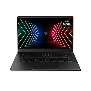 Razer Blade 15 Advanced Gaming Laptop 2021: Intel Core i7-11800H 8-Core, NVIDIA GeForce RTX 3080, 15.6” QHD 165Hz, 32GB RAM, 1TB SSD Chroma RGB (Renewed)