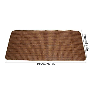Yosoo Summer Sleeping Mat, Foldable Polyester Cooling Bed Cusion, Cool, Smooth, not Stick Skin, Good Air Permeability