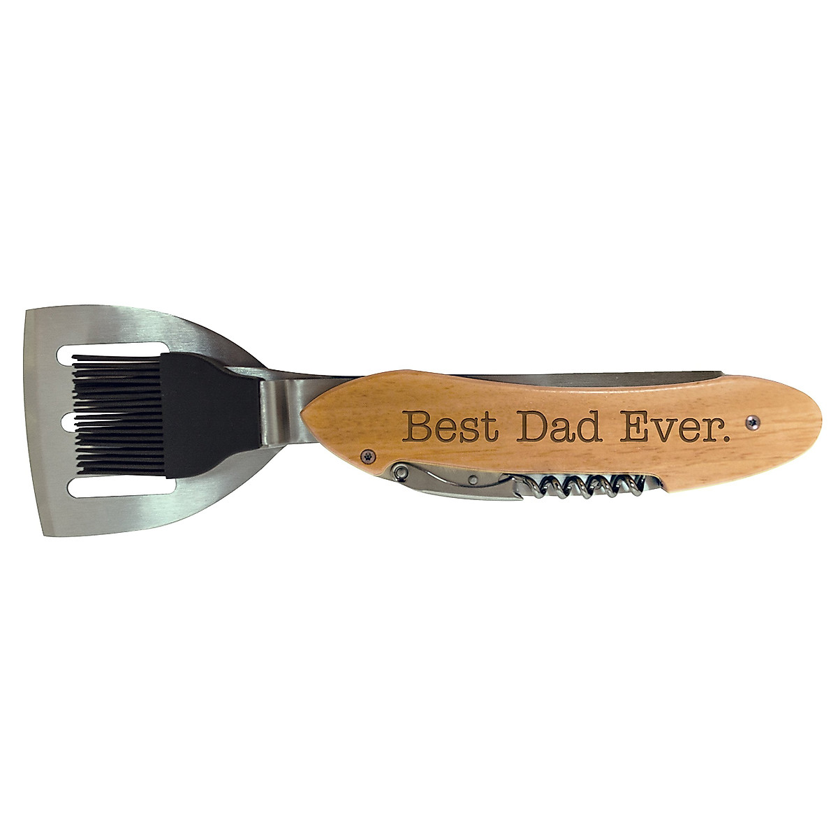 for Dad Best Dad Ever BBQ Grill Multi Tool Barbecue Spatula Grilling Accessories