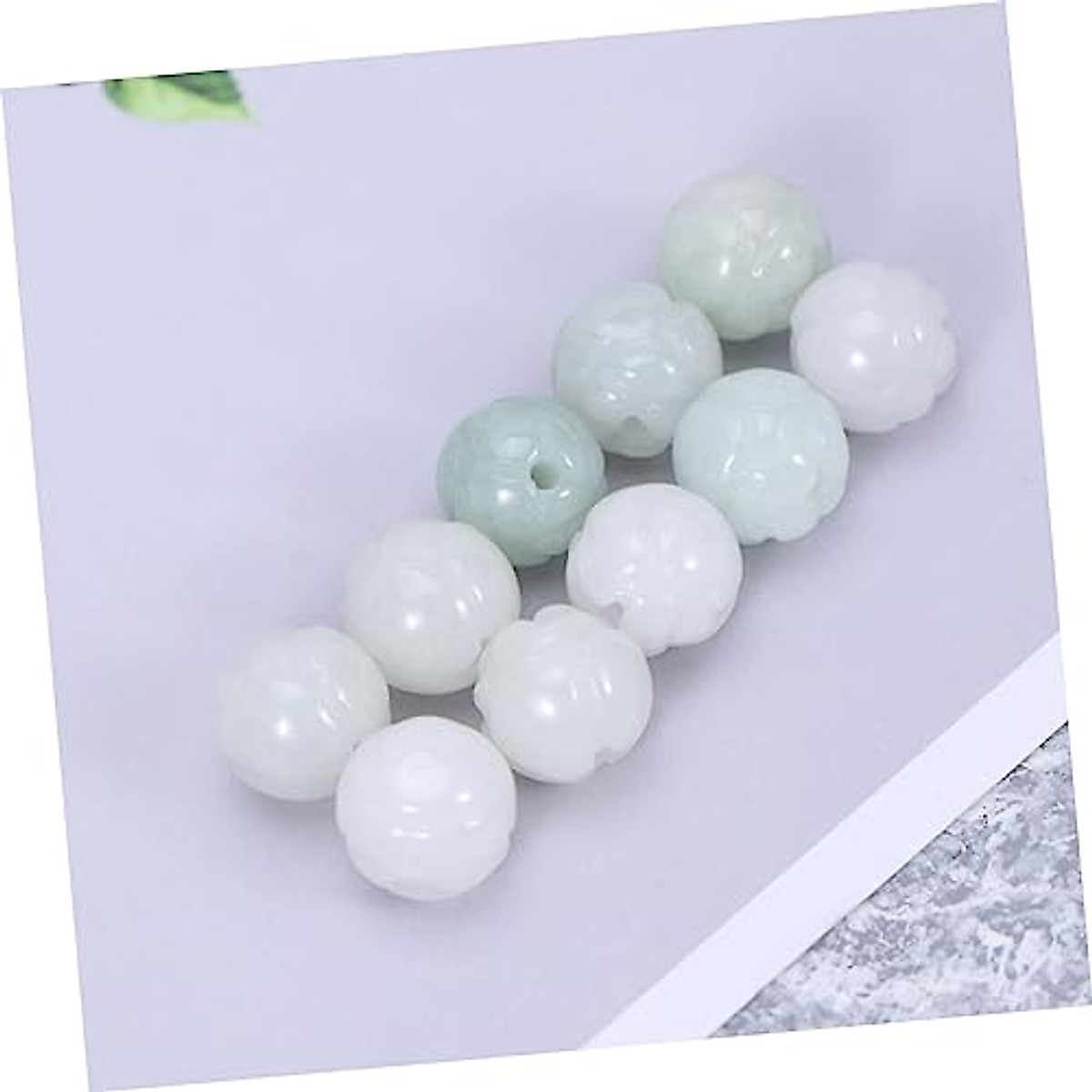 Didiseaon 10pcs Necklace Beads Necklace Kit Beading Kits Charms Gemstone Loose Beads Jade Beads Jewelery Making Beads Beading Jewelry Set Bracelets Scattered Beads Suite Lotus Beads Beadwork