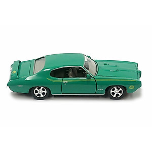 1969 Pontiac GTO Judge, Green - Motormax 73242 - 1/24 scale Diecast Model Toy Car