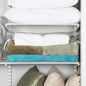 Richard's Homewares - Vinyl Oblong Storage Bag - 24"x12"x10" - Clear