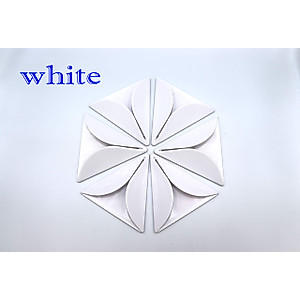 FGen 6pcs Wall Paste Does Not Fall Off Firmly Triangle Type Self-Adhesive Towel Hook