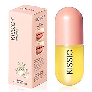 KISSIO Lip Plumper,Natural Lip Plumper, lip plumper for day use,Lip Plumper Gloss Make Lips Fuller and Moisturizing 5.5ml