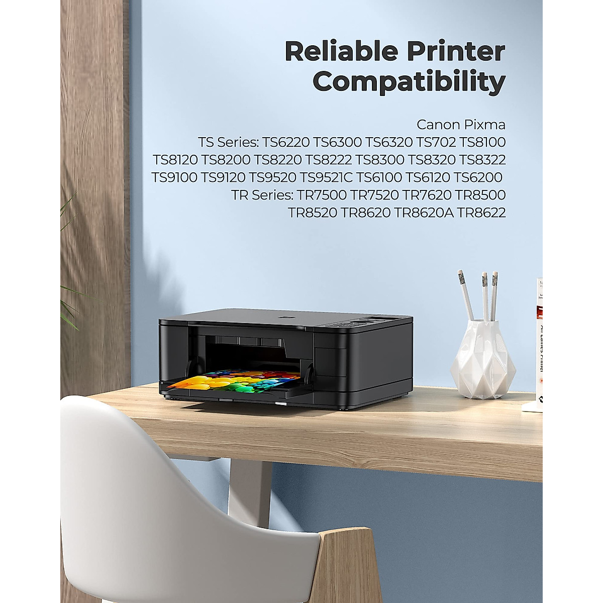 PGI-280XXL/CLI-281XXL Ink Cartridges Compatible Replacement for Canon 280 281 Ink Cartridges Use to Canon Pixma TS8120 TS9120 TS8220 TS8320 TS8300 TS8322 TS9100 6 Value Pack