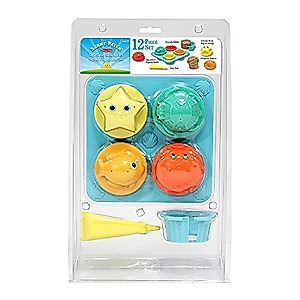 Melissa & Doug Sunny Patch Seaside Sidekicks Sand Cupcake Play Set - Toddler Beach Toys, Outdoor Toys For Sandbox, Sand Toys For Toddlers And Kids Ages 3+