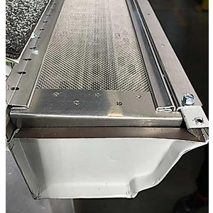 Extreme Flo 6" Gutter Guard - Stainless Steel Micro Mesh Gutter Guards, includes 25 Pieces, 100 ft. (Aluminum, 6-inch)