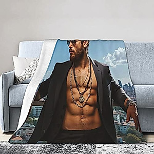 Blanket Can Yaman Super Soft and Comfortable Fleece Blankets Throw Blanket Picnic Blankets Camping Blanket Beach Blanket for Decoration Bedroom Living Room Yoga
