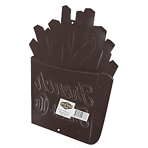 French Fries Embossed Metal Sign - Vintage Diner French Fries Sign for Kitchen or Man Cave