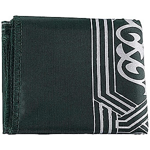 Hitopin Travel Prayer Mat, 60cm*100cm Praying Rug, Portable Polyester Prayer Rug with Compass, Islamic Waterproof Prayer Mat, Muslim Prayer Mat, for Ramadan Gifts, Islamic Prayer (Green)