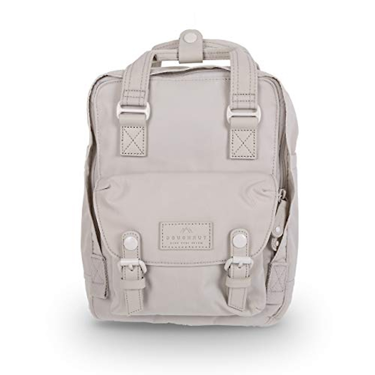 Doughnut Macaroon Mini Pastel 7L Travel School Ladies College Girls Lightweight Casual Daypacks Bag Small Backpack (Stone)