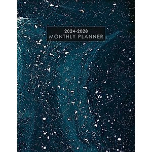 2024-2028: Monthly Planner Five Years Agenda & Organizer from January 2024 to December 2028