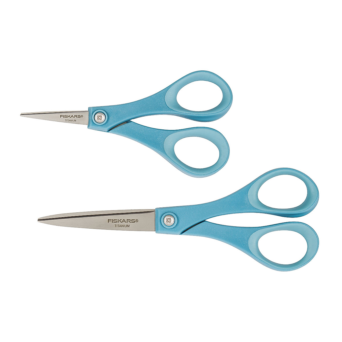 Fiskars Performance Titanium Scissors 7 Inch and 5 Inch Set, Color Received May Vary