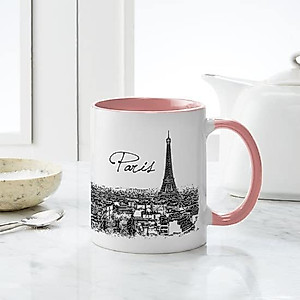 CafePress Paris Mug (Tour Eiffel) Ceramic Coffee Mug, Tea Cup 11 oz