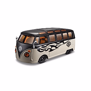 Maisto Harley-Davidson Volkswagen Samba Van Diecast Vehicle (1:25 Scale)