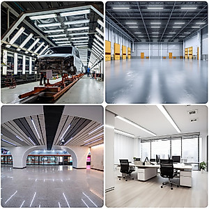 T8 LED Tube Light Bulbs 4 Foot, 5 Power(10W-24W)& 6CCT(3000K-6500K) All in 1,Plug & Play or Ballast Bypass,T8 T12 4ft Fluorescent Tube Light Bulbs Replacement, Type A+B Tube, ETL DLC(Clear-6Pack)