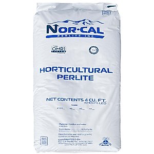Norcal Perlite Horticultural Organic Certified Premium Screened Coarse – Garden Indoor Outdoor Plants – Soil Additive Better Aeration and Drainage - 4 Cubic Feet (103 Quarts) 1 Bag