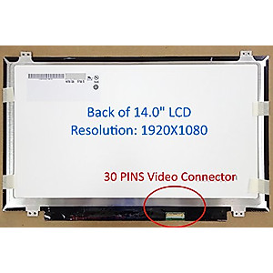 Fullcom New 14 inches Full HD 1080P Matte Laptop LED LCD Screen Compatible with VIVOBOOKE403SA-FA Series, E403SA, E403SA-SB91,E403SA-US21