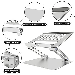 Tablet Stand, Adjustable Tablet Stand for Desk, Foldable ipad Stand, Foldable Tablet Holder with Hollow Design for Bigger Sized Phones and Tablets, Fits for All 4-13inch Tablets