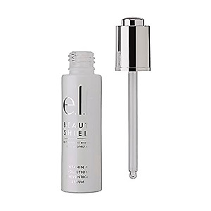 e.l.f. Beauty Shield Vitamin C Pollution Prevention Serum, Brightens Skin & Protects Against Environmental Aggressors, Vegan & Cruelty-Free, 0.95 Oz